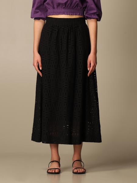 ALPHA STUDIO: Skirt women - Black | Skirt Alpha Studio AD 5963M GIGLIO.COM