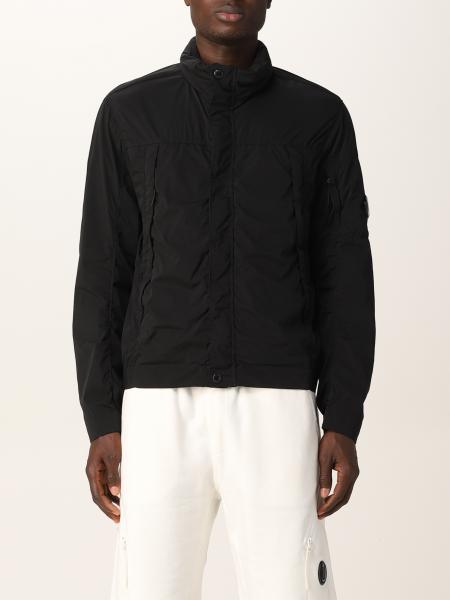 C.P. COMPANY: Windbreaker with lens - Black | C.p. Company jacket ...