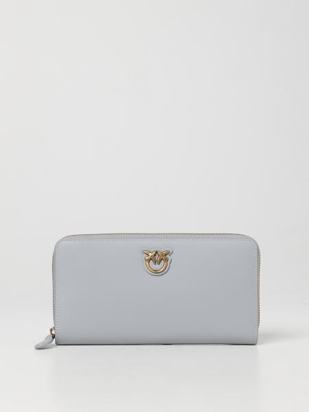 PINKO: wallet for woman - Grey | Pinko wallet 1P22XFY5H7 online at ...