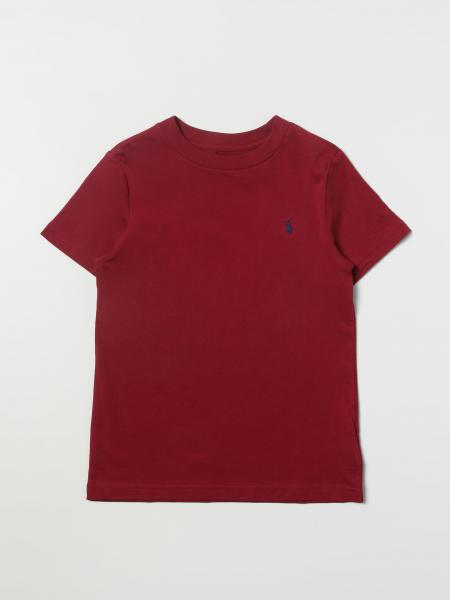 POLO RALPH LAUREN: t-shirt for boys - Red | Polo Ralph Lauren t-shirt ...