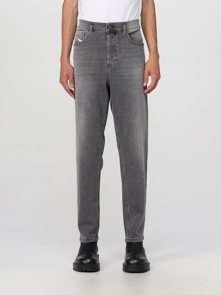 DIESEL: jeans for man - Grey | Diesel jeans A0357109D50 online at ...