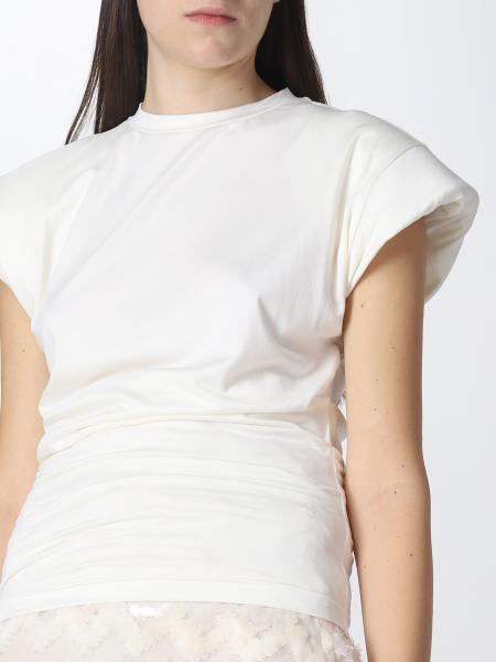 WEILI ZHENG: t-shirt for woman - White | Weili Zheng t-shirt WWZTL45 ...