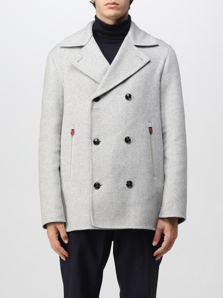 KITON: jacket for man - Grey | Kiton jacket UW1203V0361B online on ...