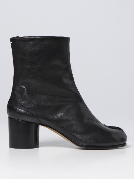 MAISON MARGIELA: flat ankle boots for woman - Black | Maison Margiela ...