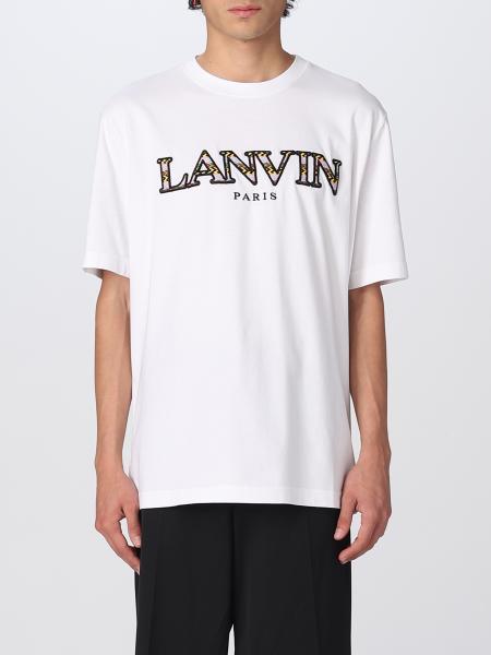 LANVIN: t-shirt for man - White | Lanvin t-shirt RMTS0005J207H22 online on GIGLIO.COM