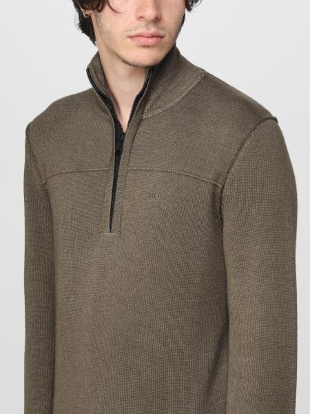 BOSS: Pull homme - Vert | Pull Boss 50475901 en ligne sur GIGLIO.COM