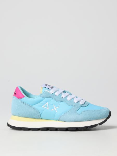 SUN 68: sneakers for woman - Gnawed Blue | Sun 68 sneakers Z33201 ...