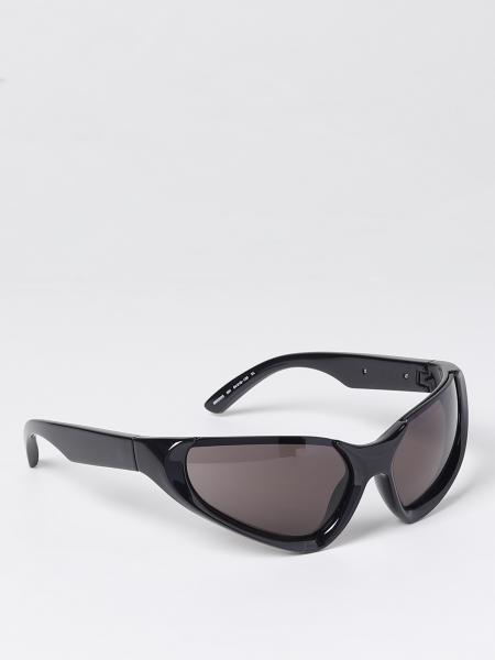 BALENCIAGA: Occhiali da sole in acetato - Grigio | Occhiali Da Sole ...