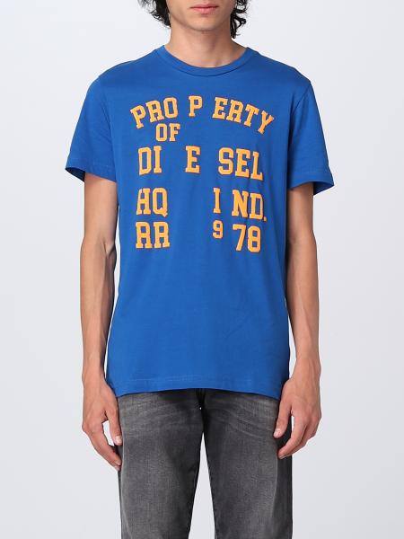 DIESEL: Herren T-Shirt - Blau | Diesel T-Shirt A086890GRAI online auf ...