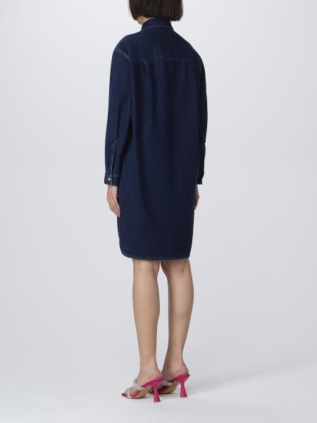 DIESEL: dress for woman - Denim | Diesel dress A049050CGAQ online on ...