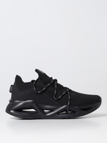 EA7: sneakers for man - Black | Ea7 sneakers X8X087XK227 online on ...