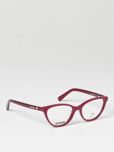 LOVE MOSCHINO: optical frames for woman - Black | Love Moschino optical ...