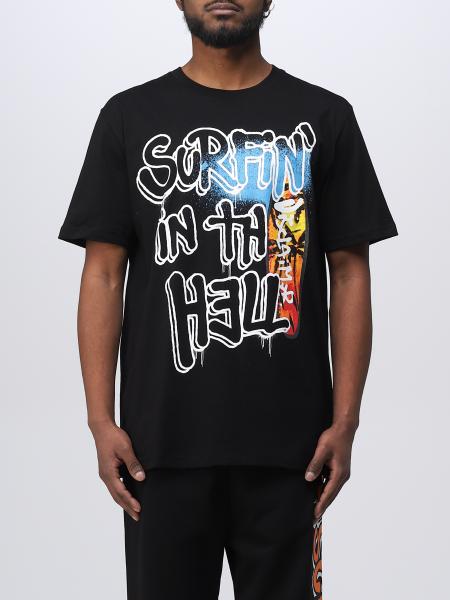 DISCLAIMER: t-shirt for man - Black | Disclaimer t-shirt 23EDS53407 ...