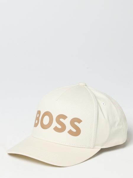 BOSS: hat for man - Yellow Cream | Boss hat 50490382 online on GIGLIO.COM