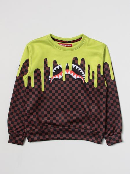 SPRAYGROUND: sweater for boys - Lime | Sprayground sweater SPY821 ...