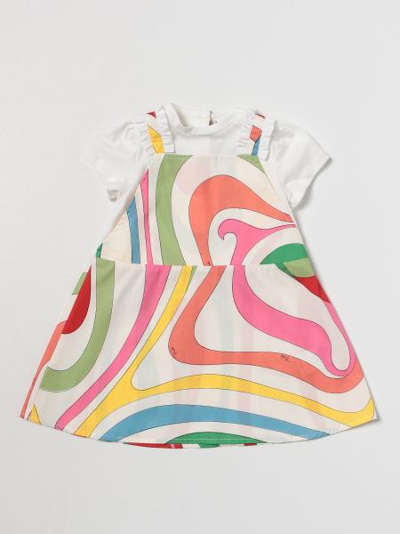 EMILIO PUCCI JUNIOR: romper for baby - Multicolor | Emilio Pucci Junior ...