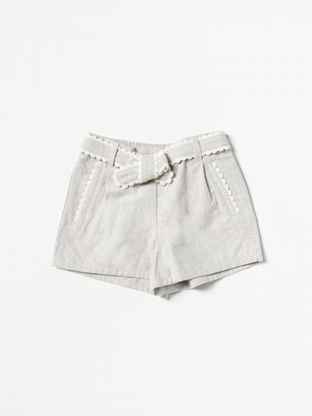 CHLOÉ: short for girls - Beige | Chloé short C14753 online at GIGLIO.COM