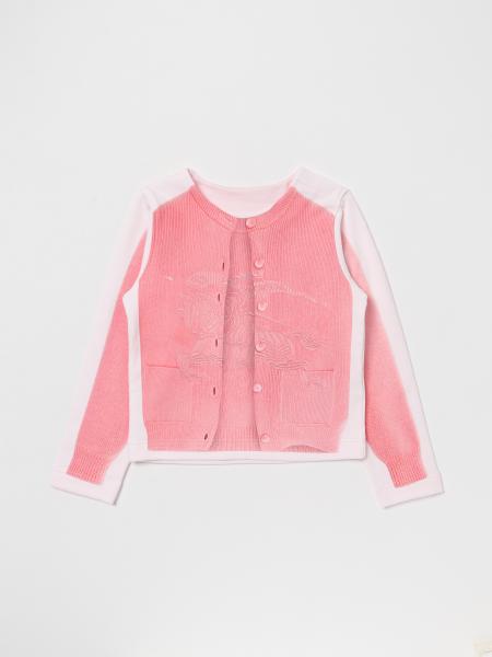 BURBERRY KIDS: Maglia bambina - Rosa | Maglia Burberry Kids 8069565 ...
