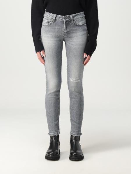 DONDUP: jeans for woman - Grey | Dondup jeans P692DSE318DGI6 online at ...