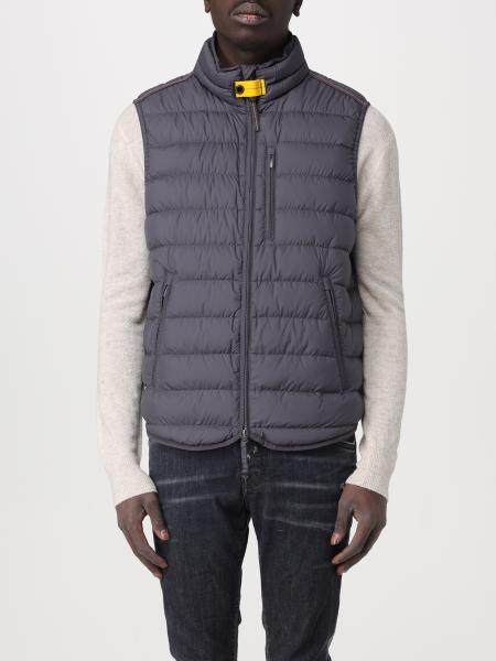 PARAJUMPERS: suit vest for man - Charcoal | Parajumpers suit vest ...