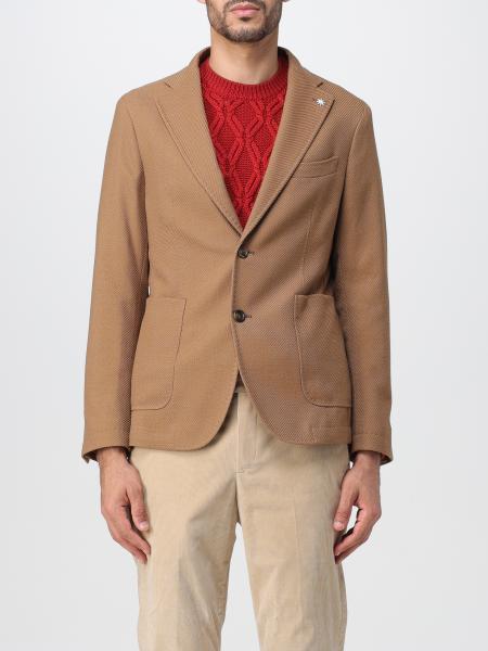 MANUEL RITZ: blazer for man - Camel | Manuel Ritz blazer ...