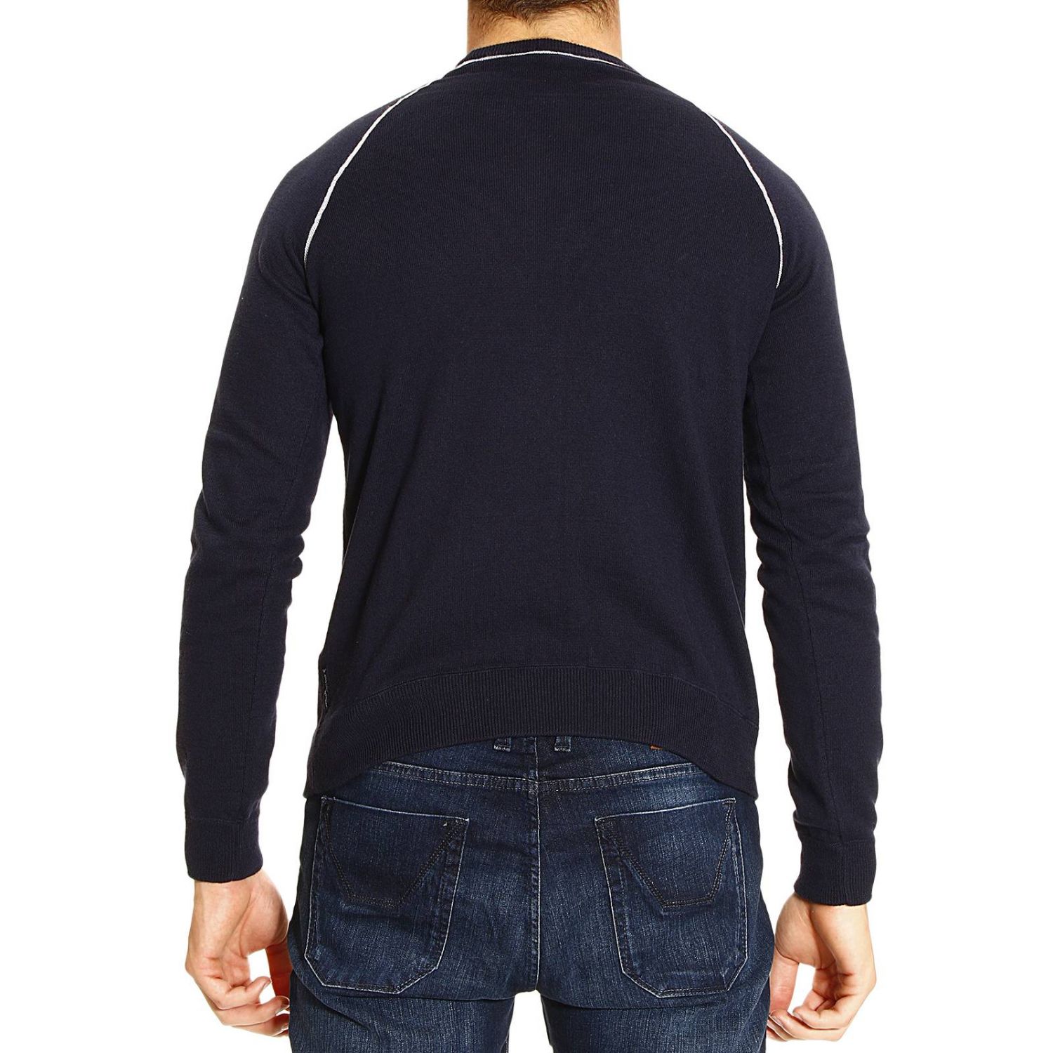 Armani Jeans Outlet: GIROCOLLO LANA TAGLIO FELPA CONTRASTI | Maglia ... Armani Jeans Outlet: GIROCOLLO LANA TAGLIO FELPA CONTRASTI | Maglia ...