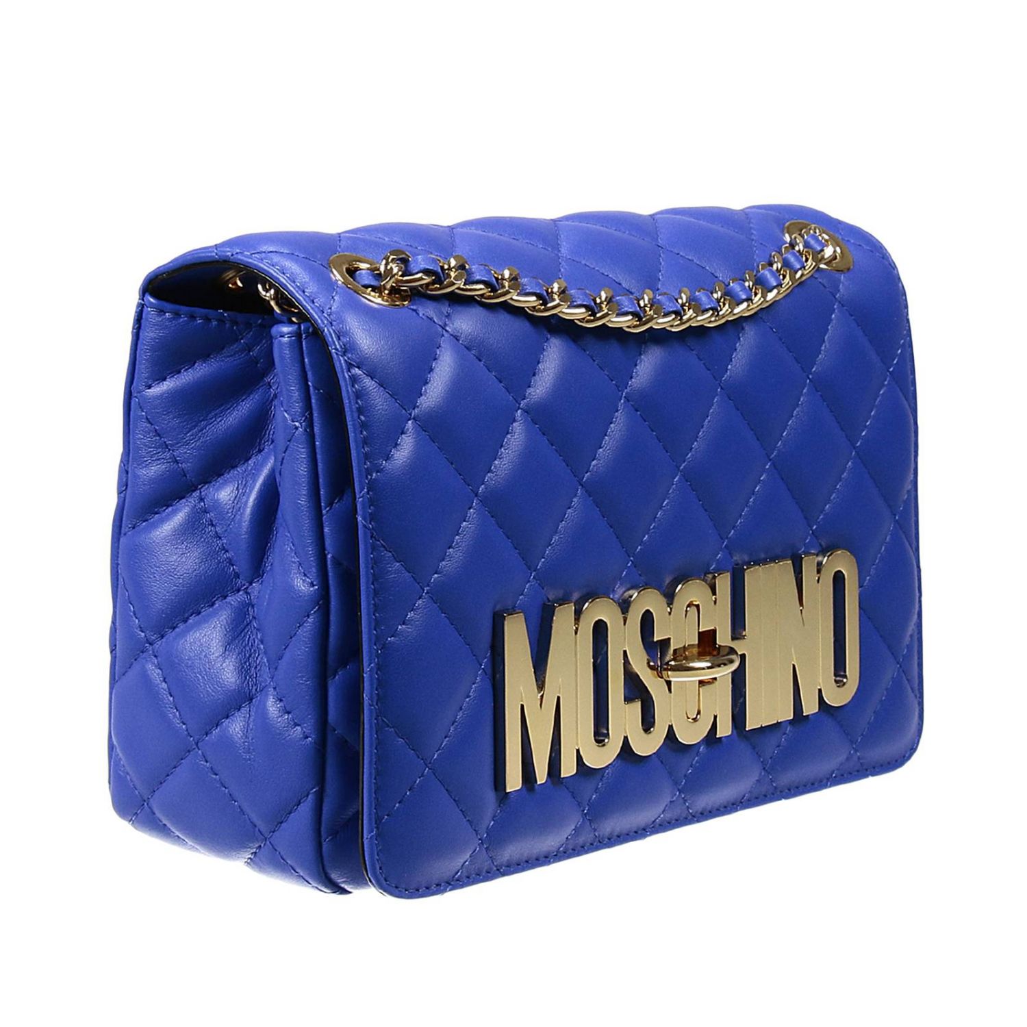 TRACOLLA PELLE MATELASSE CON LETTERING | Borsa A Spalla Moschino Donna ... TRACOLLA PELLE MATELASSE CON LETTERING | Borsa A Spalla Moschino Donna ...