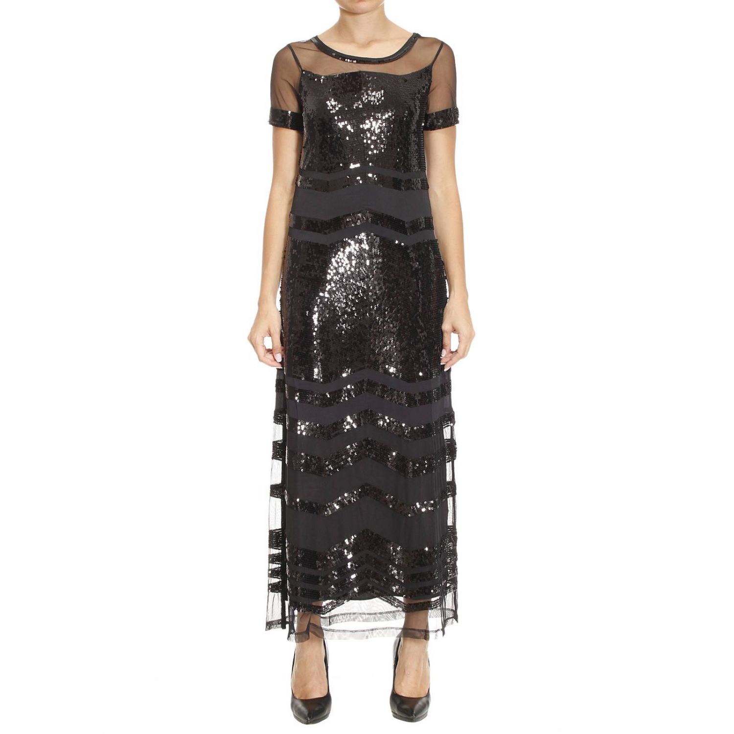 Twinset Outlet: Kleid damen Twin Set | Kleid Twinset Damen Schwarz ...