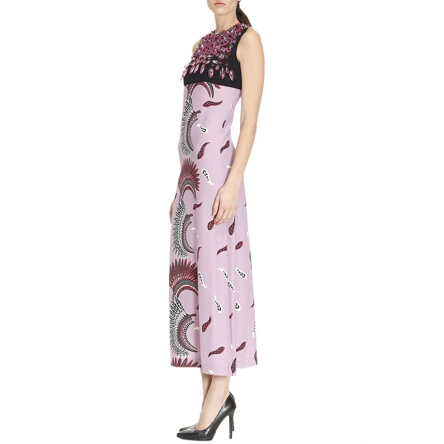 Miu Miu Outlet: Dress women | Dress Miu Miu Women Wisteria | Dress Miu ...