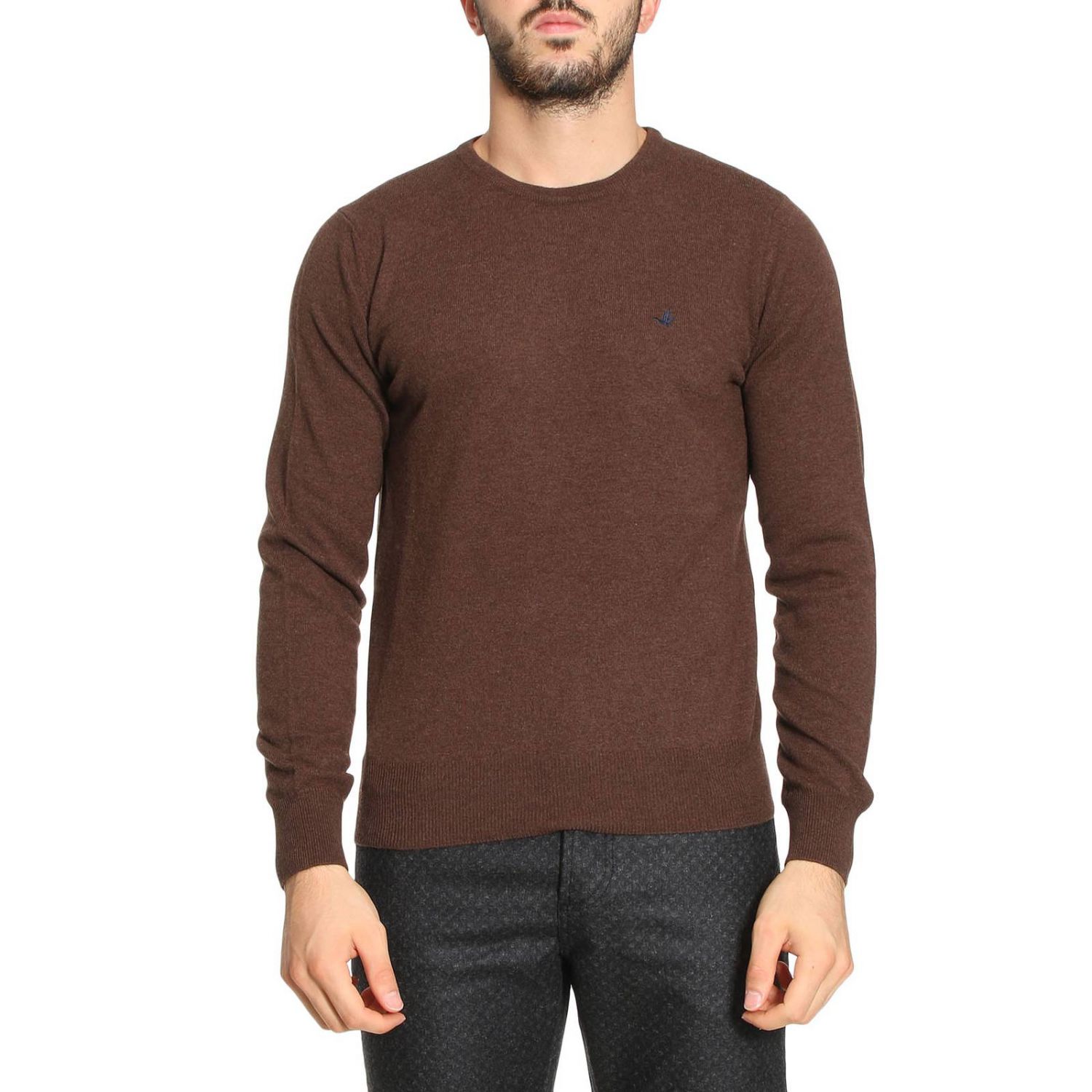 Sweater men Brooksfield | Sweater Brooksfield Men Brown | Sweater ...