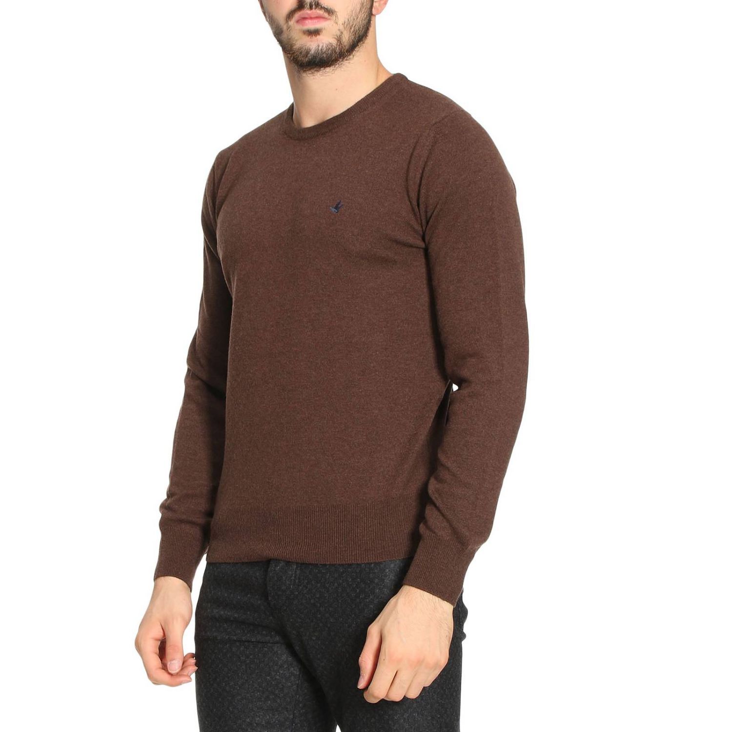 Sweater men Brooksfield | Sweater Brooksfield Men Brown | Sweater ...