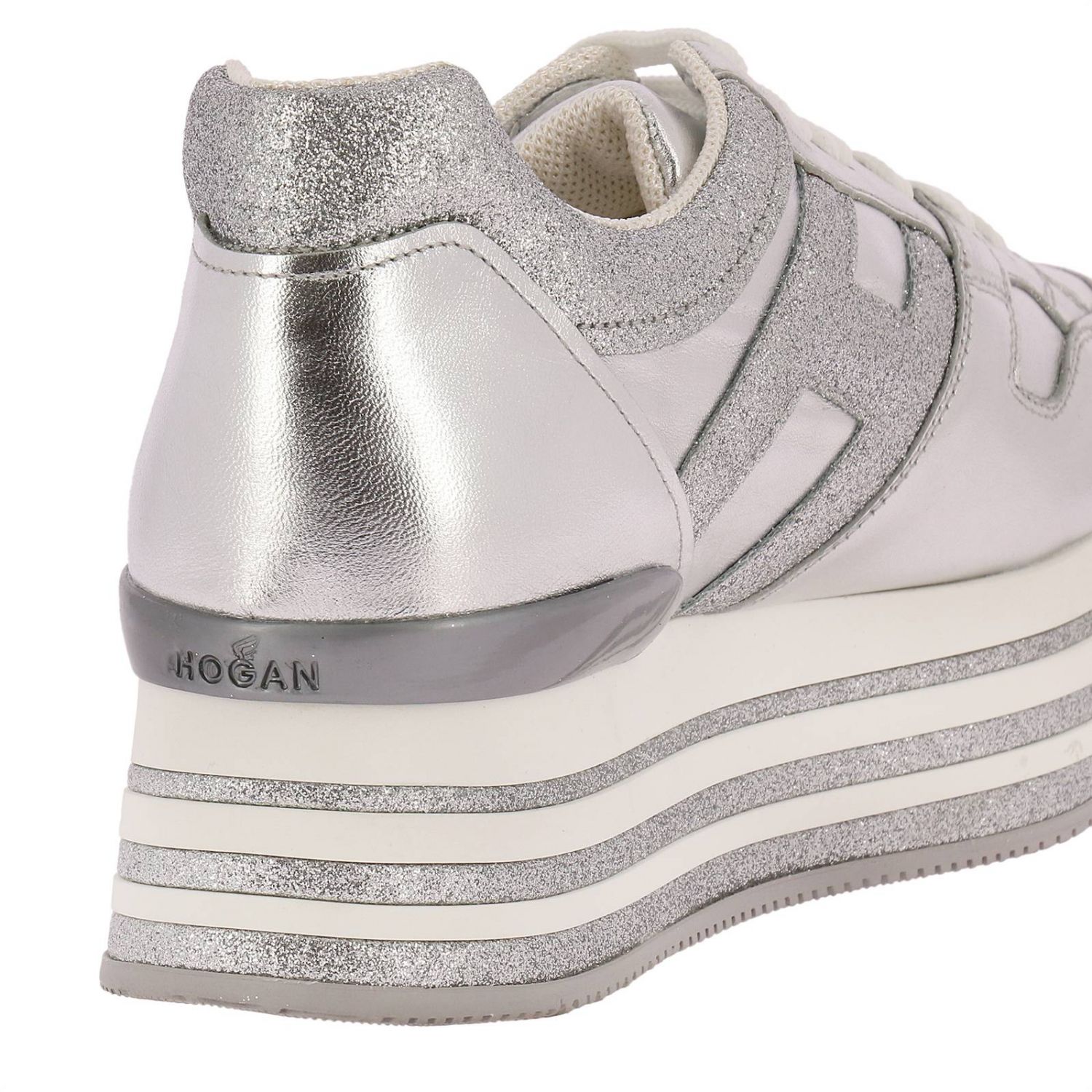 HOGAN: Shoes women | Sneakers Hogan Women Silver | Sneakers Hogan ...