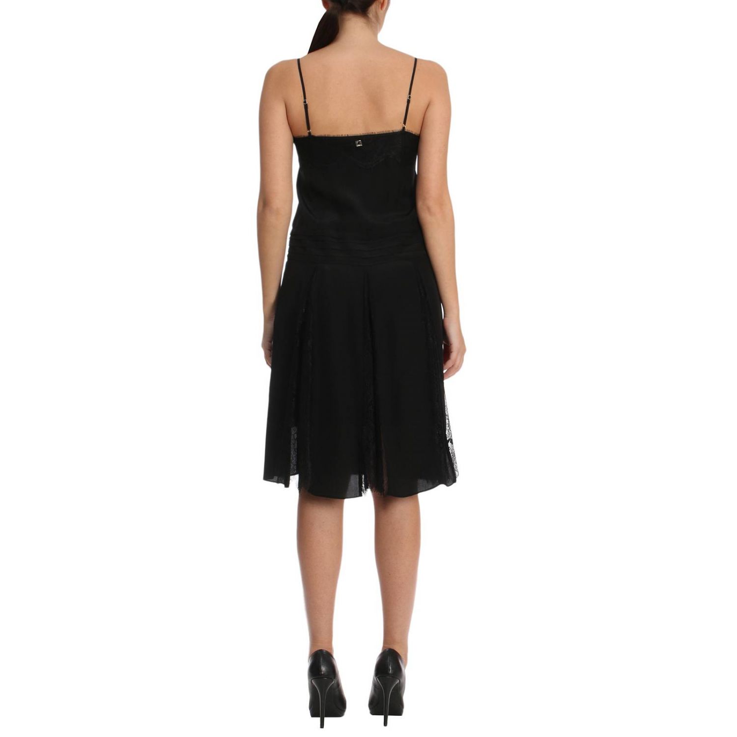Twin Set Outlet: Kleid damen | Kleid Twin Set Damen Schwarz | Kleid ...