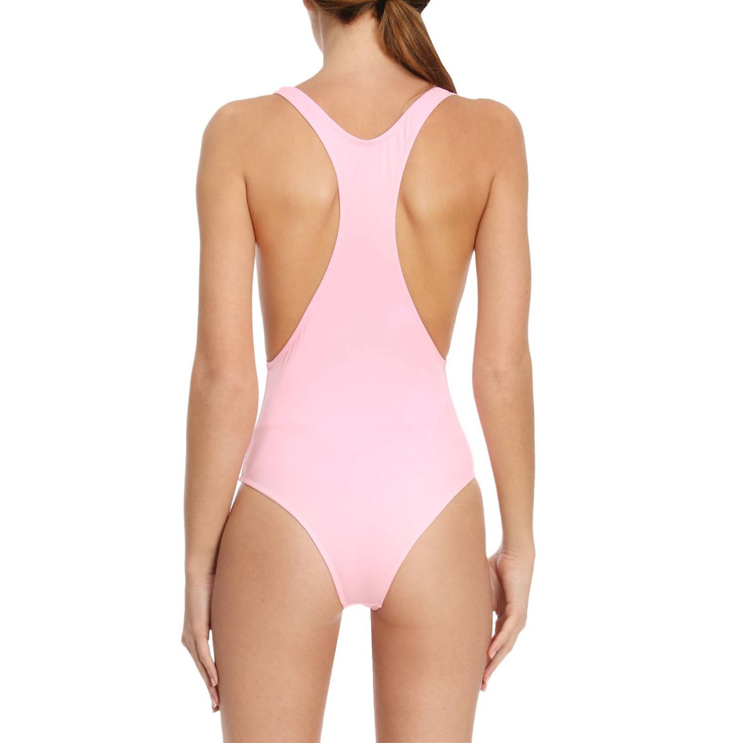Chiara Ferragni Outlet Flirting Eyes One Piece Swimsuit Pink