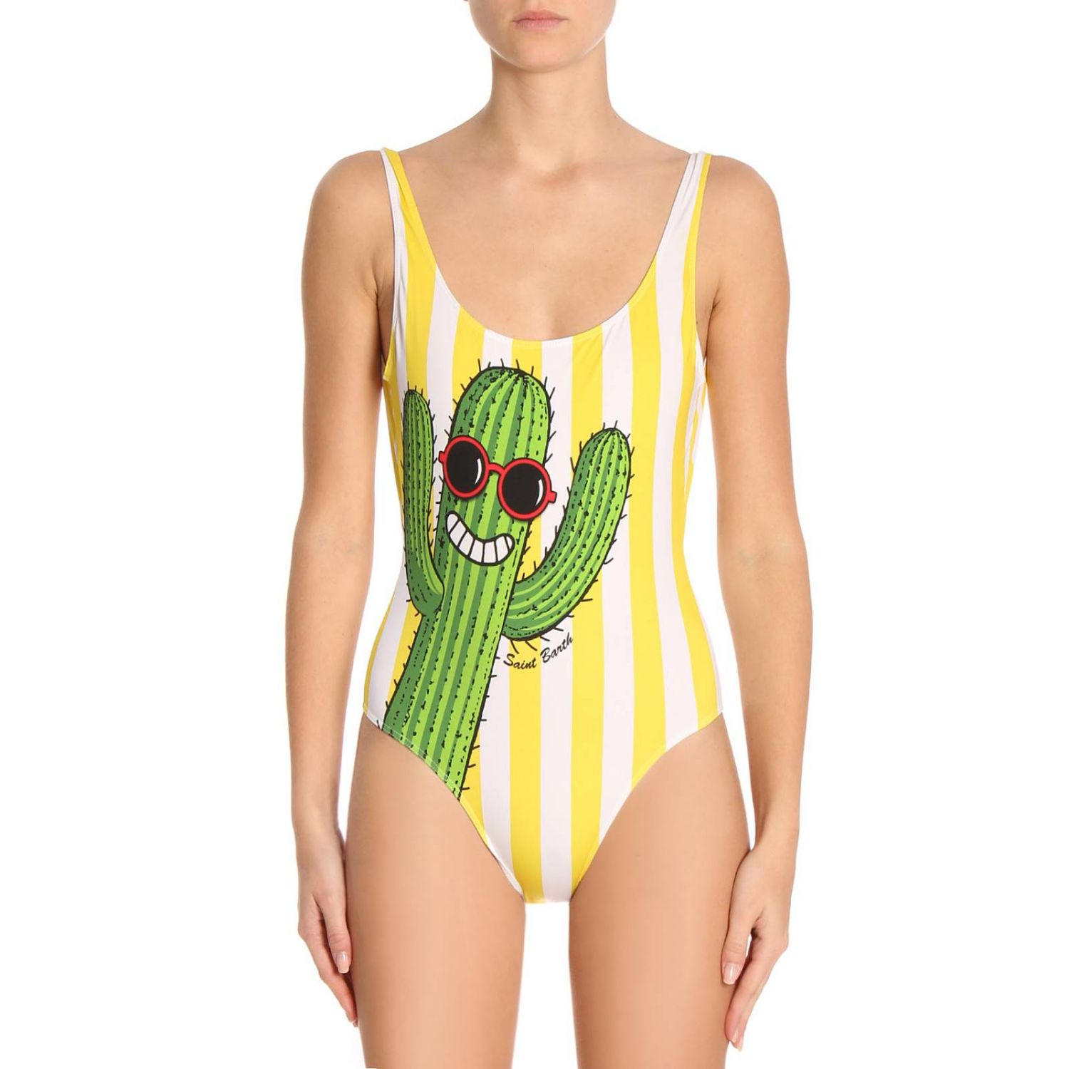 Mc2 Saint Barth Swimsuit Women Swimsuit Mc2 Saint Barth Women Yellow
