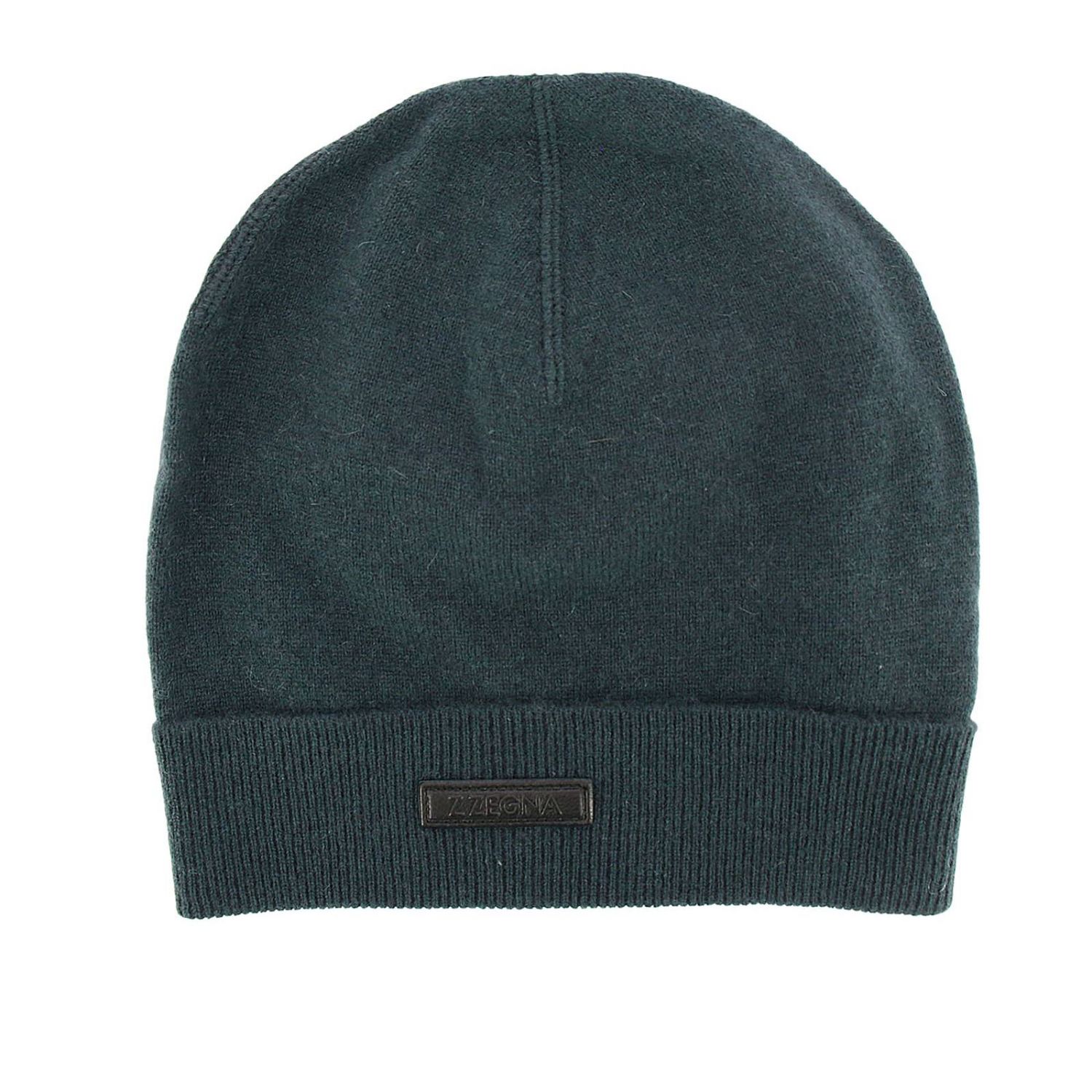 Z Zegna Outlet: Hat men | Hat Z Zegna Men Forest Green | Hat Z Zegna ...
