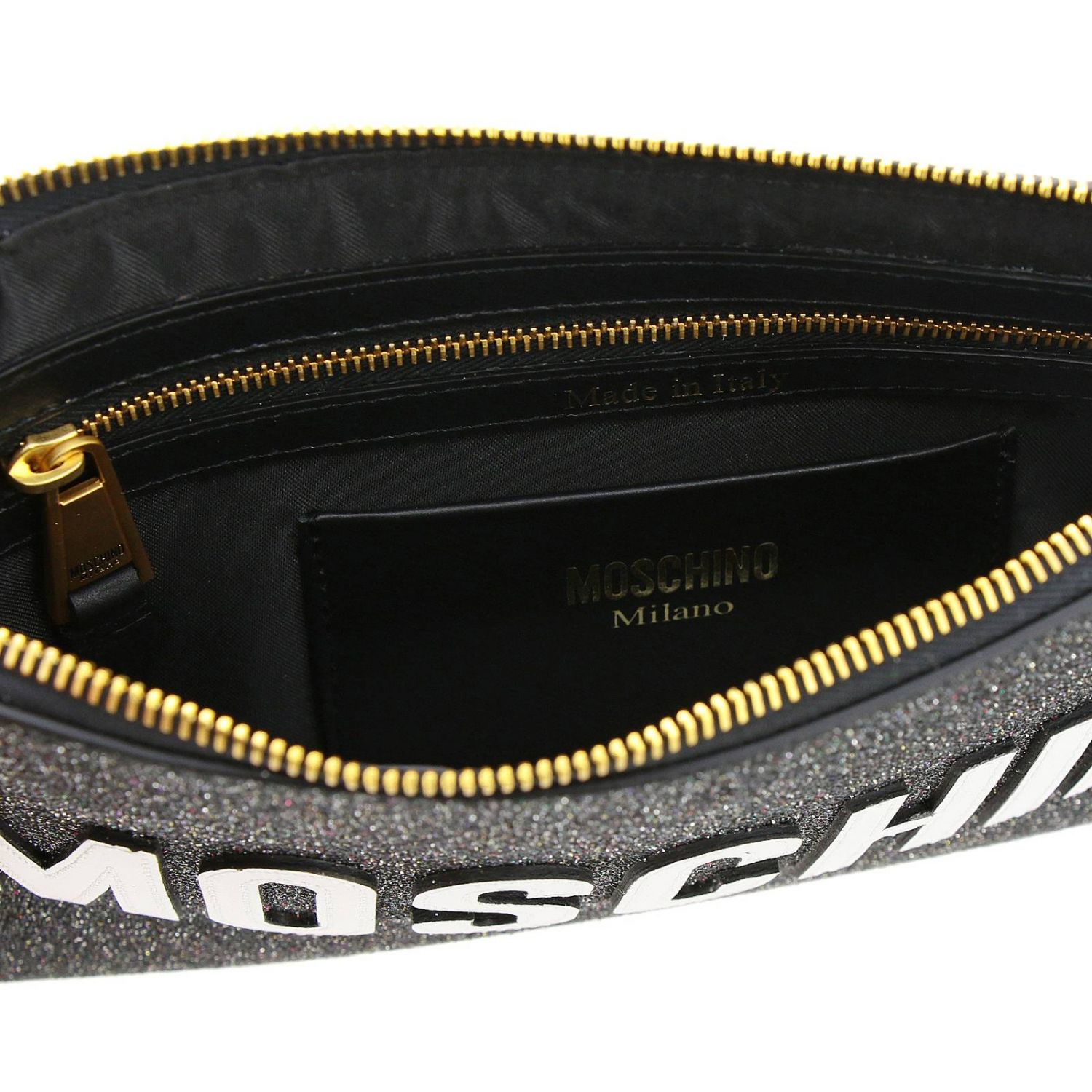 Moschino Couture Outlet: clutch for woman - Black | Moschino Couture ...