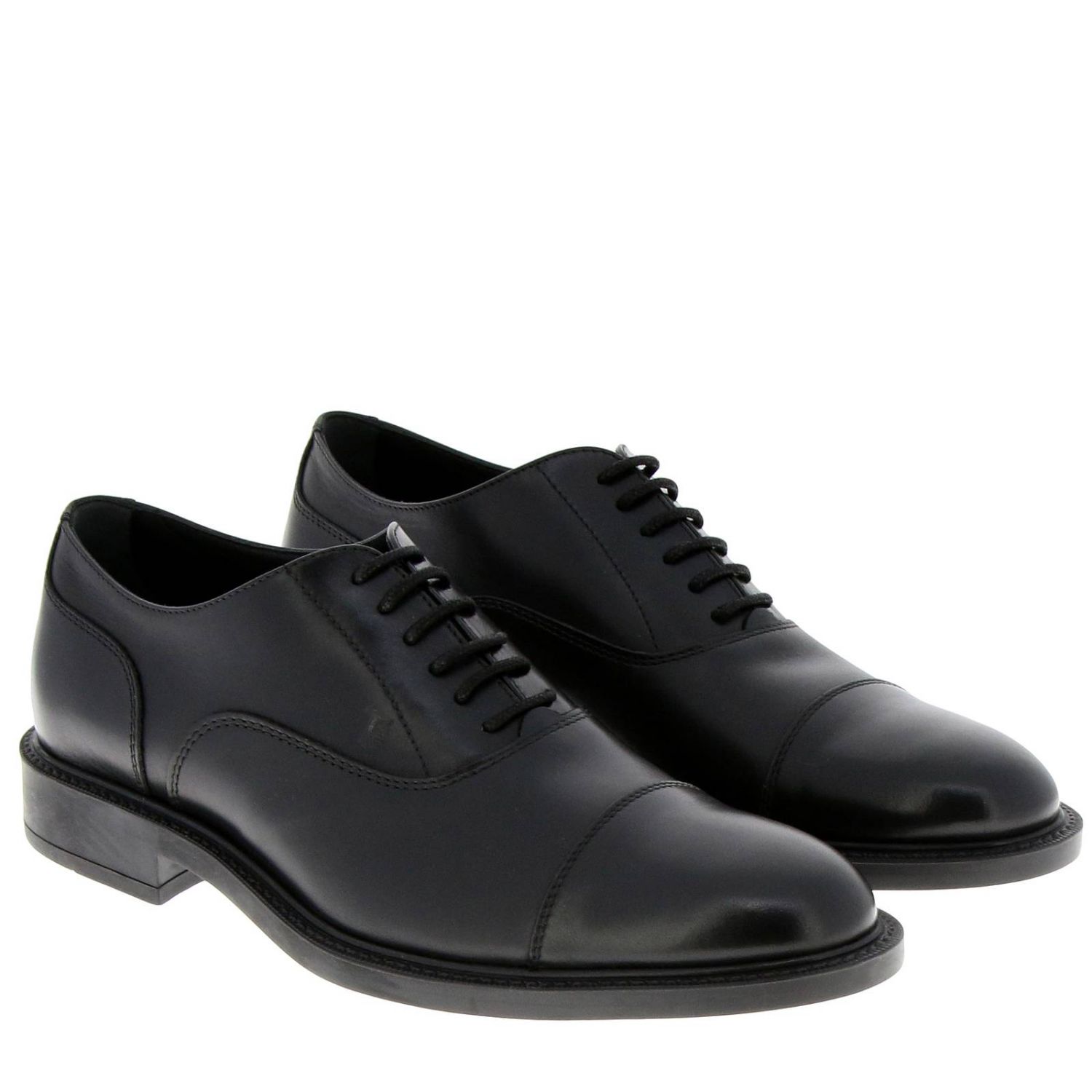 TODS: Francesina classic stringata in vera pelle liscia con fondo in ...