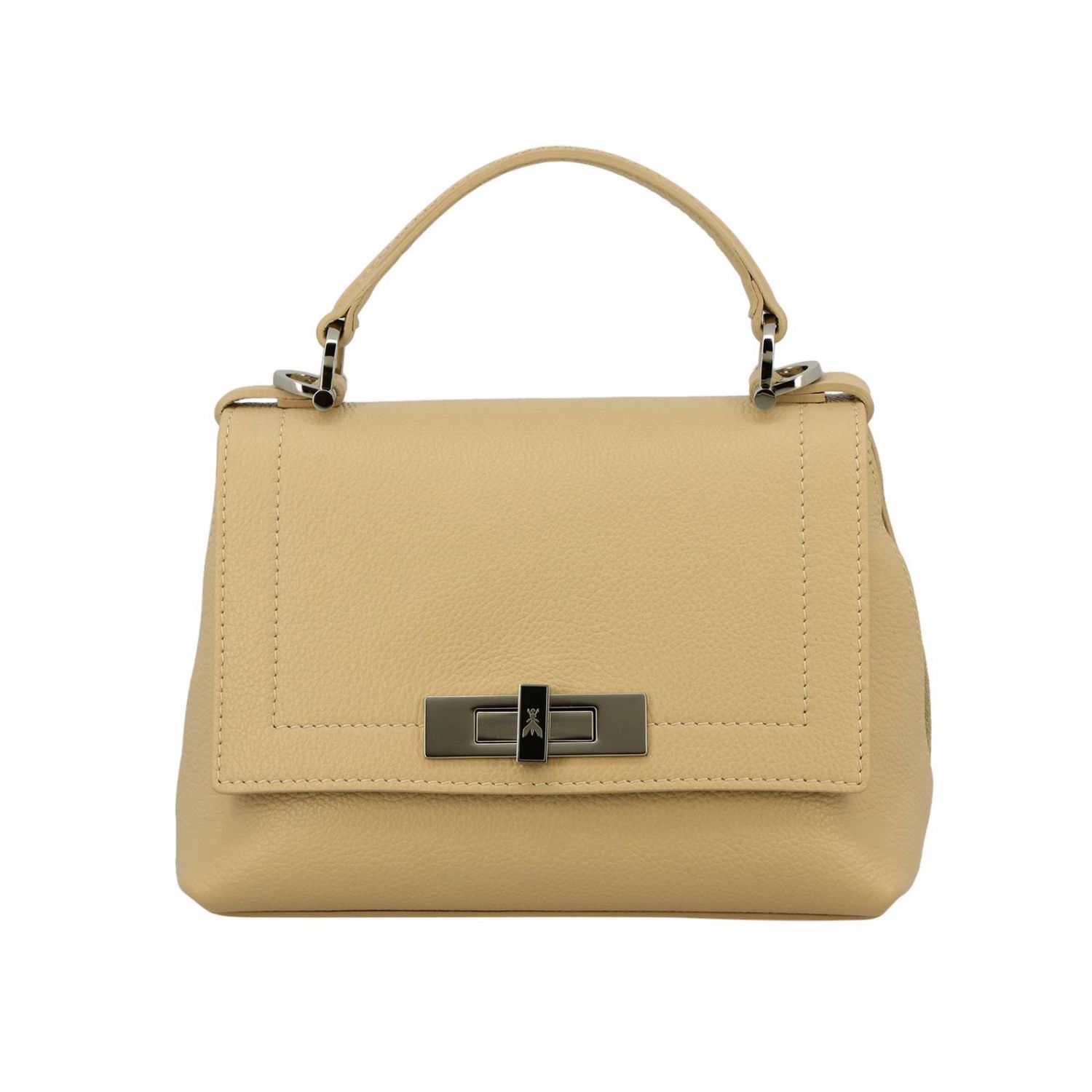 Patrizia Pepe Outlet: Borsa in pelle martellata con gancio a girello ... Patrizia Pepe Outlet: Borsa in pelle martellata con gancio a girello ...