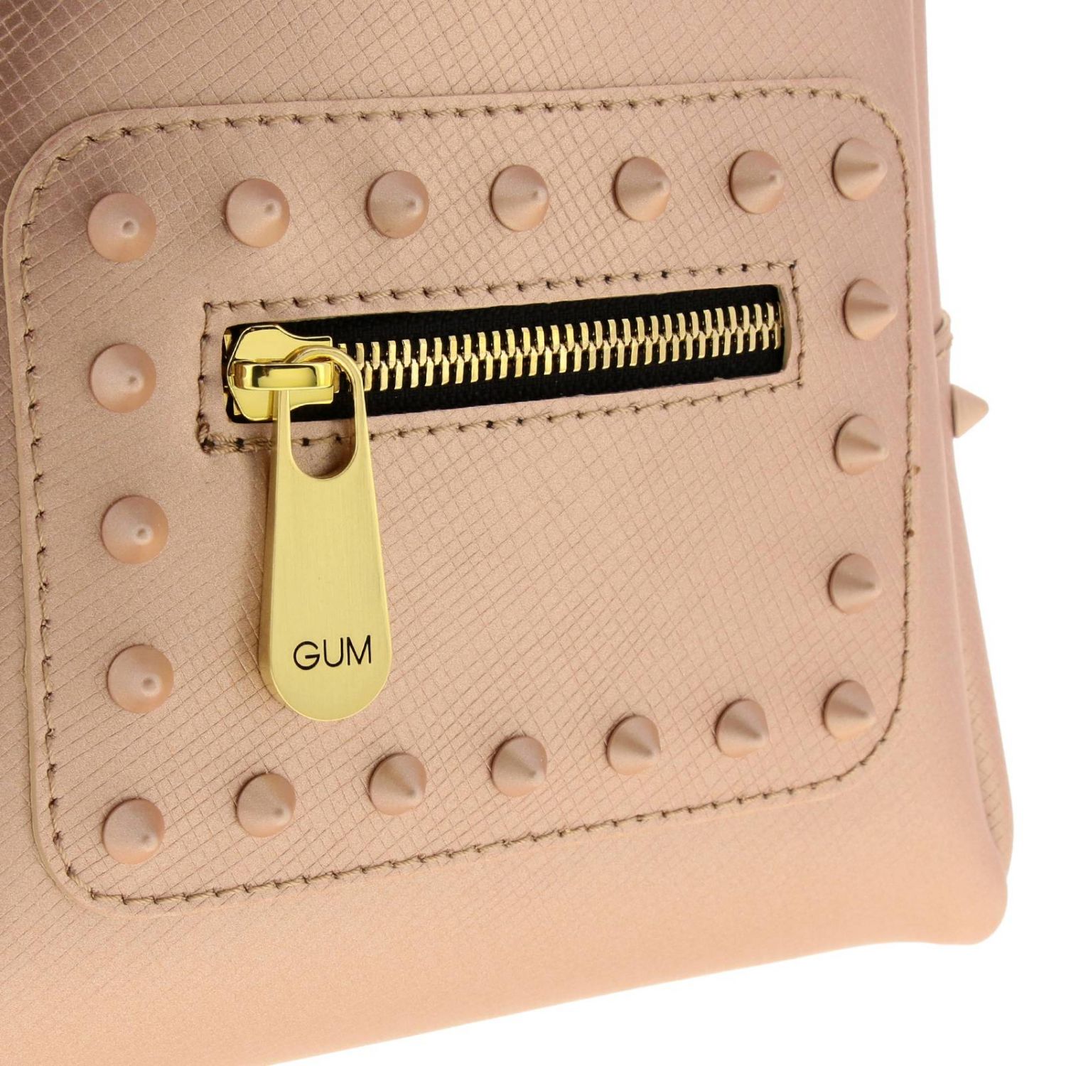 Gum Outlet: Shoulder bag women - Pink | Backpack Gum ZN 1677 SATIN STUD ...
