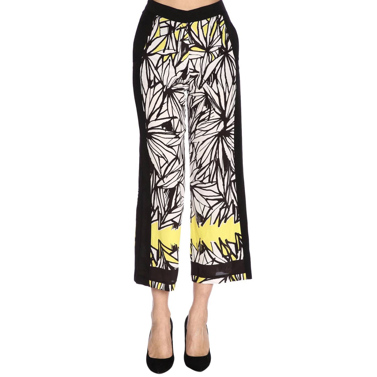Hanita Outlet: pants for woman - Black | Hanita pants HP955 2489 online ...