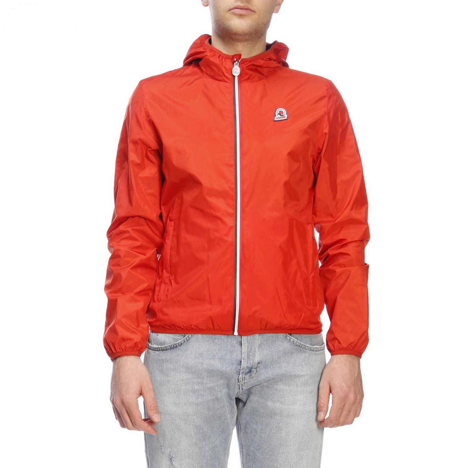 Invicta Outlet: Giubbotto in nylon con zip - Rosso | Giacca Invicta ...
