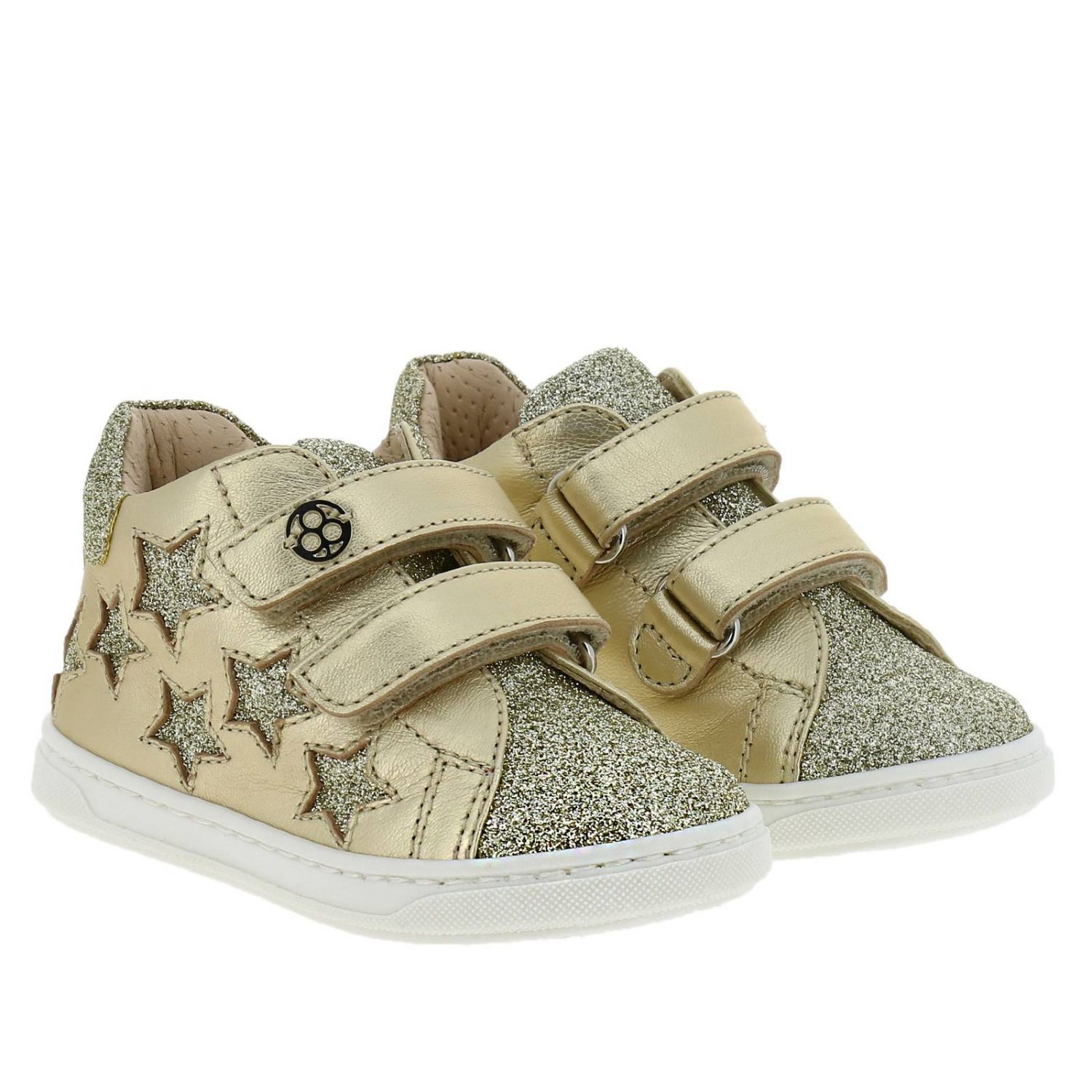 Florens Outlet: shoes for girls - Gold | Florens shoes E6064 online on ...