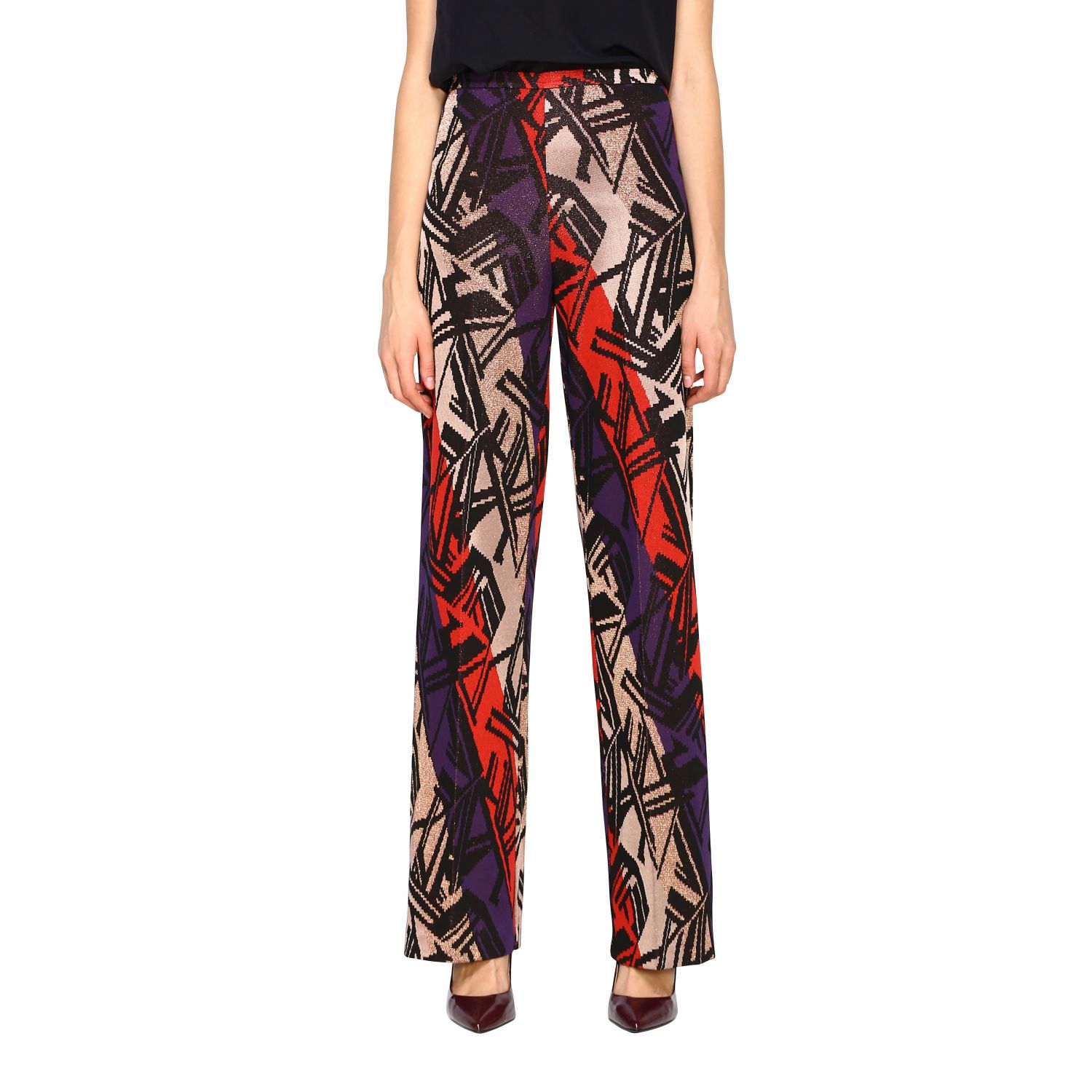 Hanita Outlet: Pants women - Multicolor | Pants Hanita HP1000 2589 ...