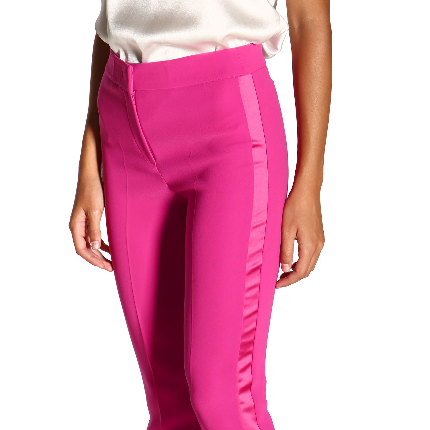 Hanita Outlet: pants for woman - Fuchsia | Hanita pants HP995 2584 ...