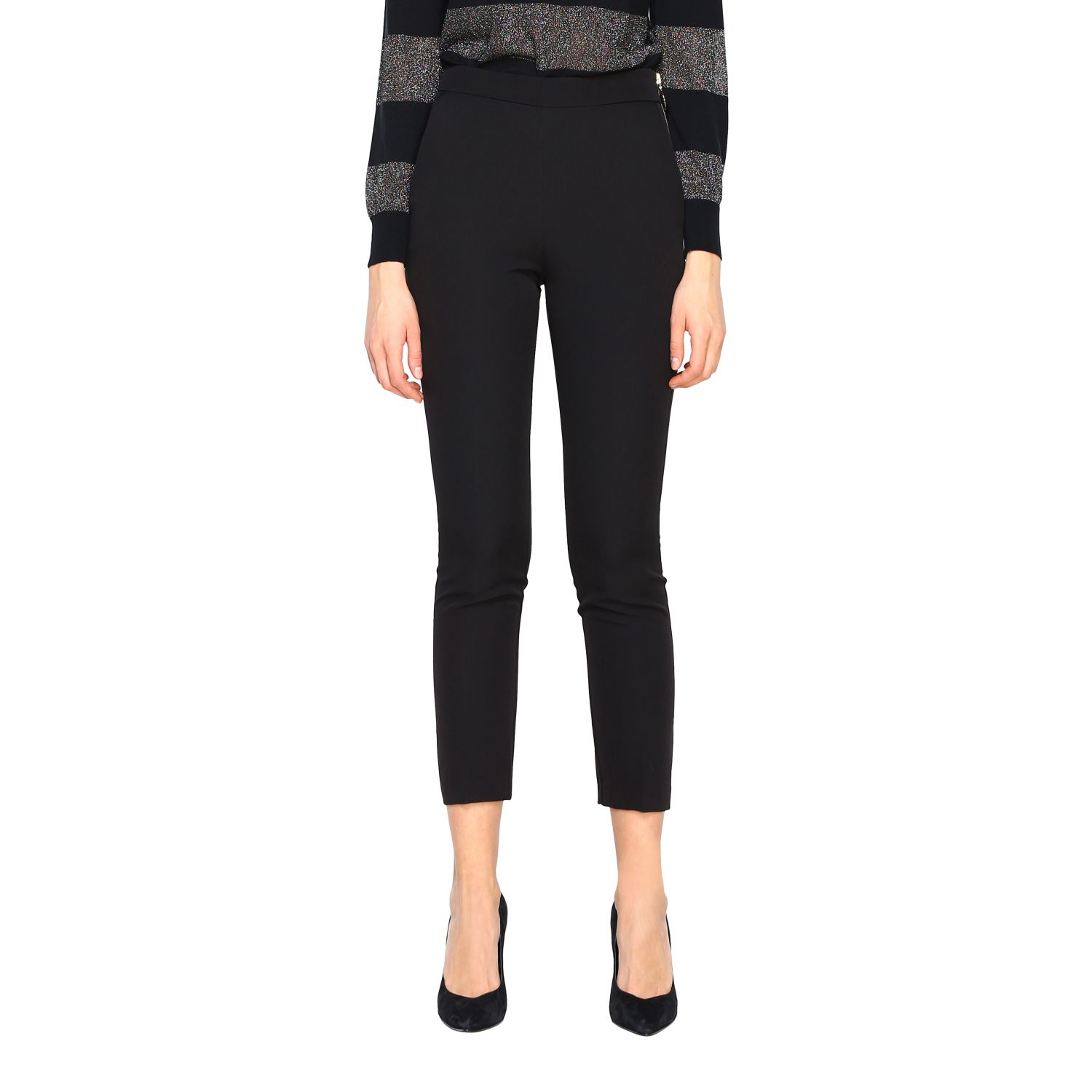 Hanita Outlet: Pants women - Black | Pants Hanita HP1001 2511 GIGLIO.COM