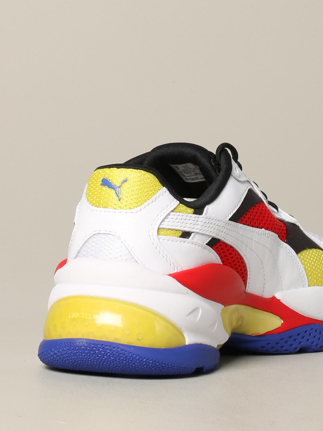 Puma Outlet: Sneakers Liquid cell epsilon in mesh e rete - Bianco ...