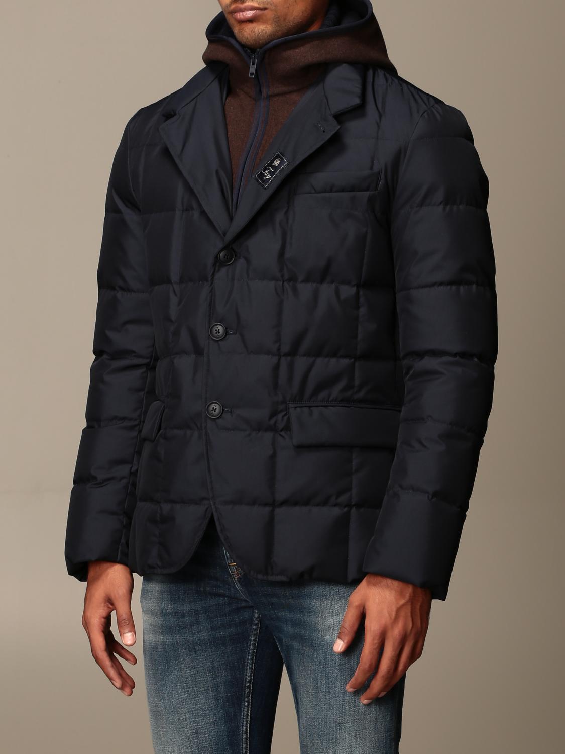 Fay Outlet: Piumino con pettorina in jersey amovibile - Blue | Giacca ... Fay Outlet: Piumino con pettorina in jersey amovibile - Blue | Giacca ...