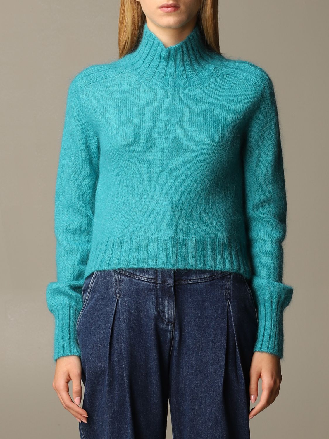 Alberta Ferretti Outlet: mohair and virgin wool turtleneck | Sweater ...