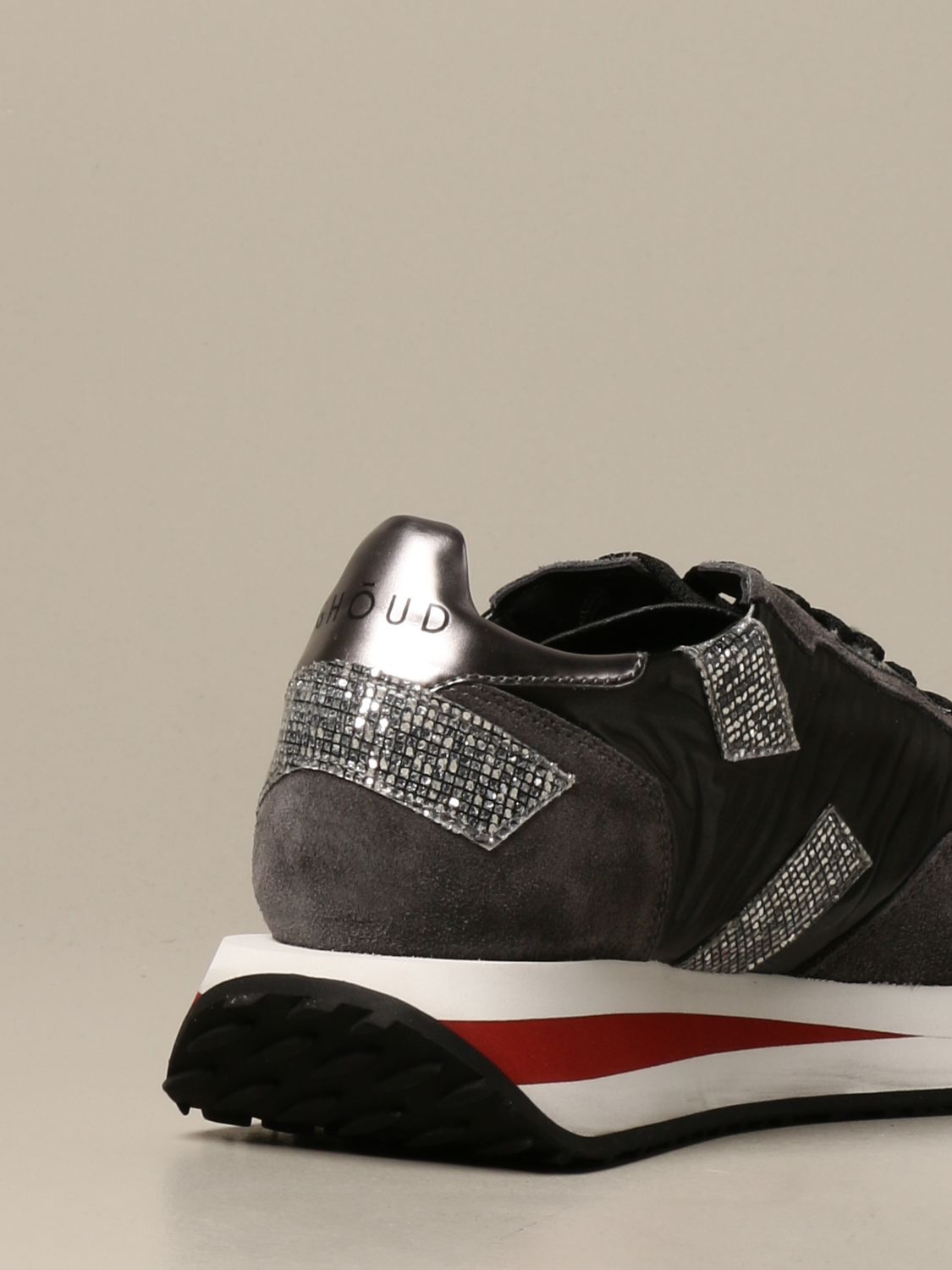 GHOUD: Rush-X sneakers in nylon and suede - Black | Ghoud sneakers RXLW ...